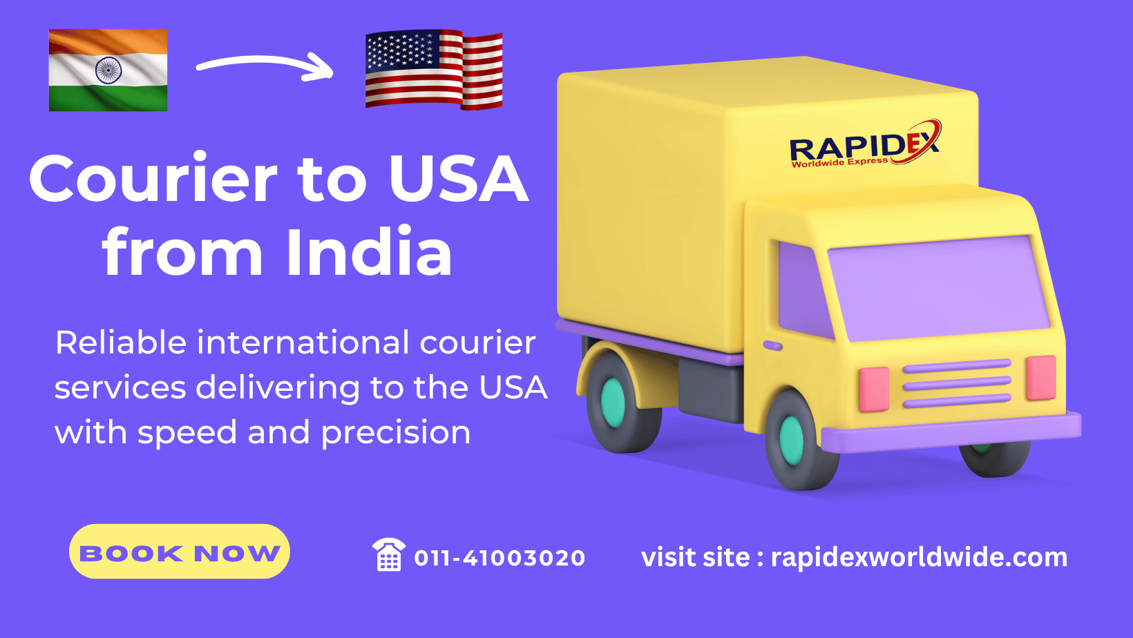 Courier to USA from India: A Complete Guide - Rapidex Worldwide Express
